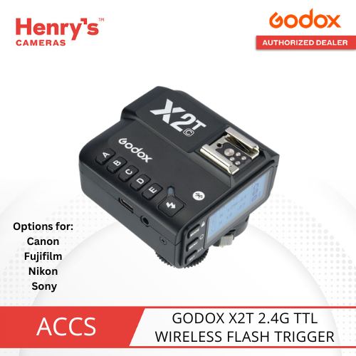 GODOX X2T 2.4G TTL WIRELESS FLASH TRIGGER - HENRY'S CAMERAS | Lazada PH