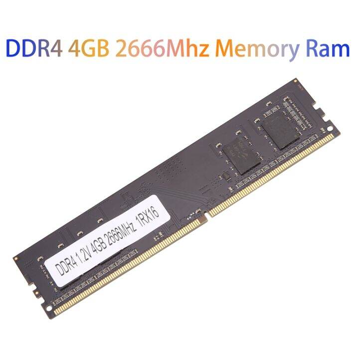 DDR4 4GB 2666Mhz Memory Ram PC4-21300 Memory 288Pin 1RX16 1.2V Desktop ...