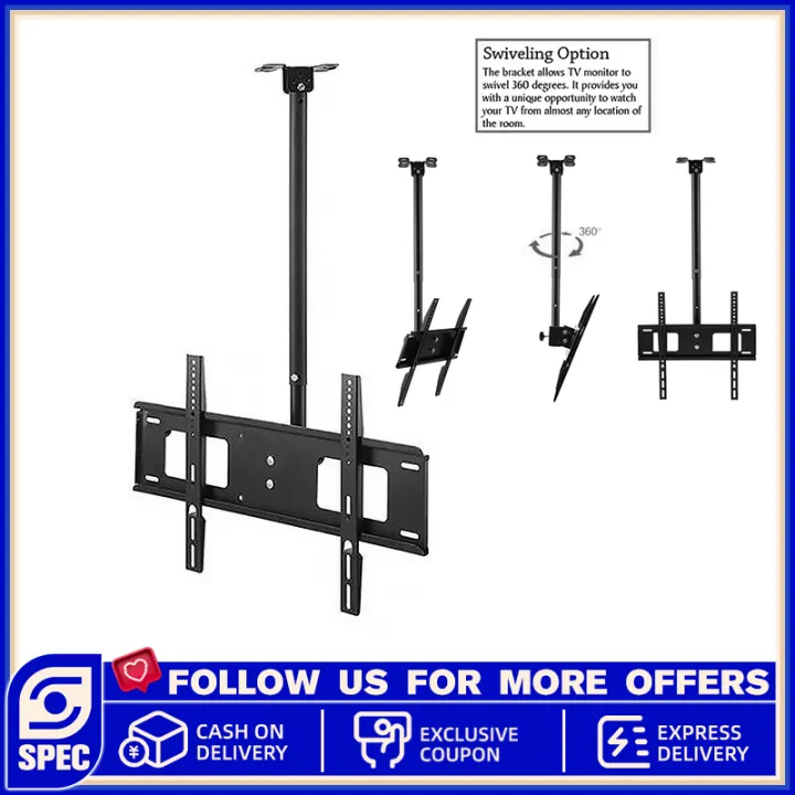 Spec LCD Bracket 32"-72" LED TV Tilt Ceiling Wall Mount TV Bracket Easy ...