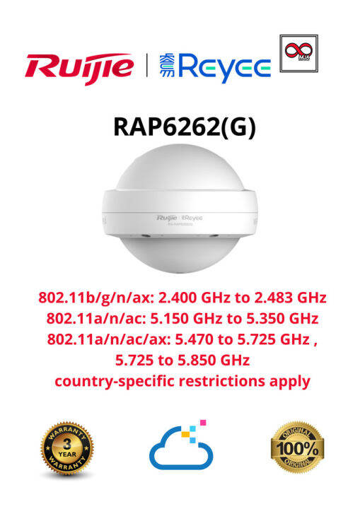 Ruijie RG-RAP6262(G) Wi-Fi 6 Outdoor AP Next generation RG-EAP602 ...