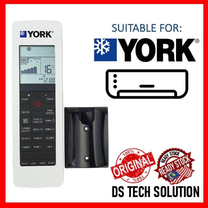 ORIGINAL YORK AIRCOND REMOTE CONTROL [M'SIA STOCK] AIR COND AIR CONDITIONER REMOTE CONTROL ...