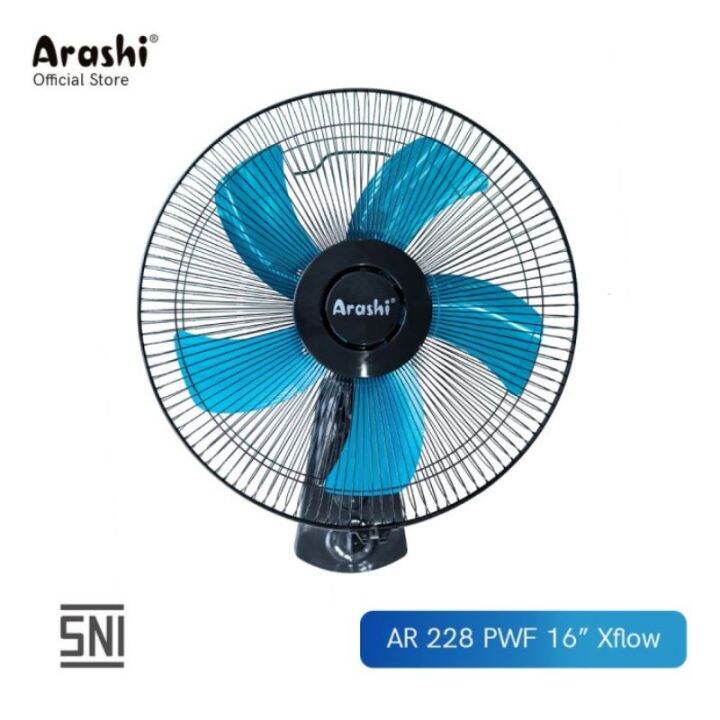 Kipas Angin Dinding Besi Arashi XFLOW AR 228 PWF 16inch | Lazada Indonesia