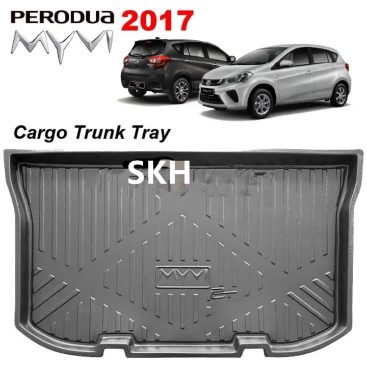 PERODUA ALZA High Quality Anti Non Slip Rear Trunk Boot Cargo Tray | Lazada
