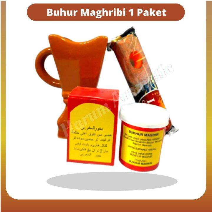 Buhur Magribi 1 Paket | Buhur Wangi Magribi 1 paket | Buhur Gaharu ...