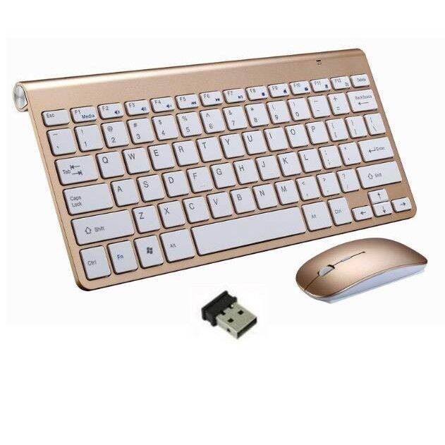 Home and office wireless combination noiseless 2.4G keyboard and mouse ...