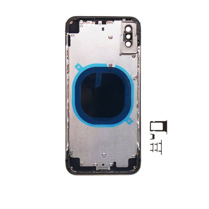 New Housing For Iphone X Battery Back Cover With Middle Chassis Frame ...