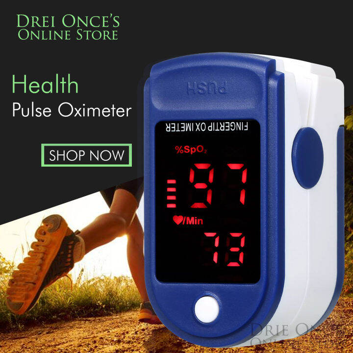 Pulse Oximeter - Sp02 Finger Blood Pulse Oxygen Monitor, Color May Vary ...