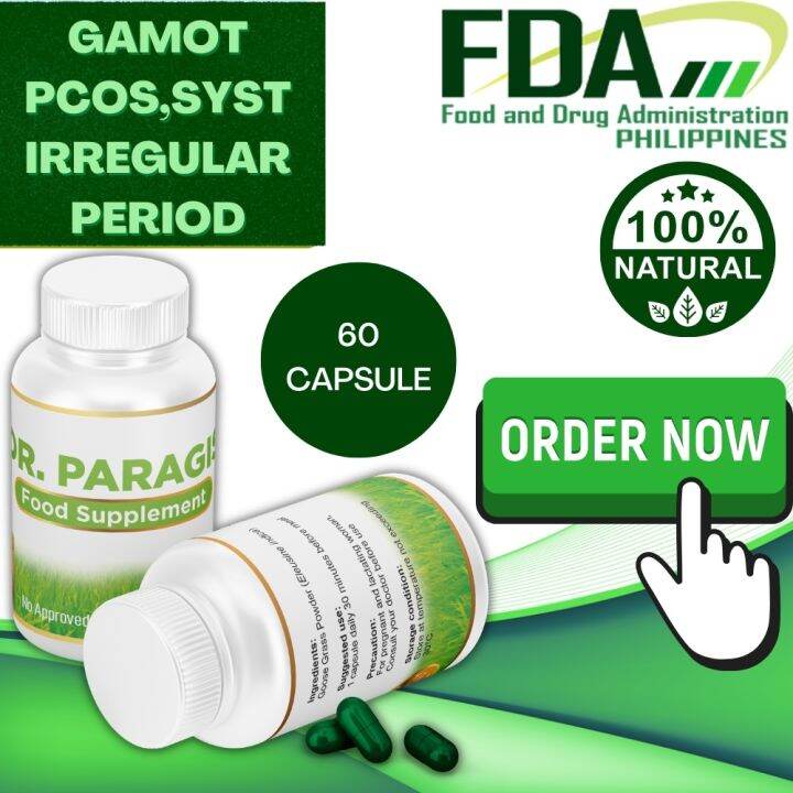 BetterLife Original Dr.Paragis 100 capsules 60 capsules 500mg PCOSSperm ...