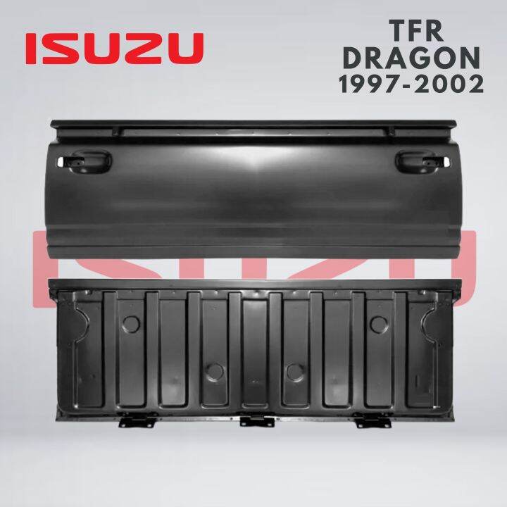 ฝาท้าย ISUZU TFR DRAGON EYES ดราก้อนอายเปิดข้าง สีพื้น ปี 1997-2002 รุ่นไม่มีโลโก้ TAILGATE ...