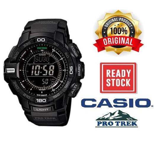 Casio ProTrek Tough Solar Triple Sensor All Black PRG-270-1A | Lazada