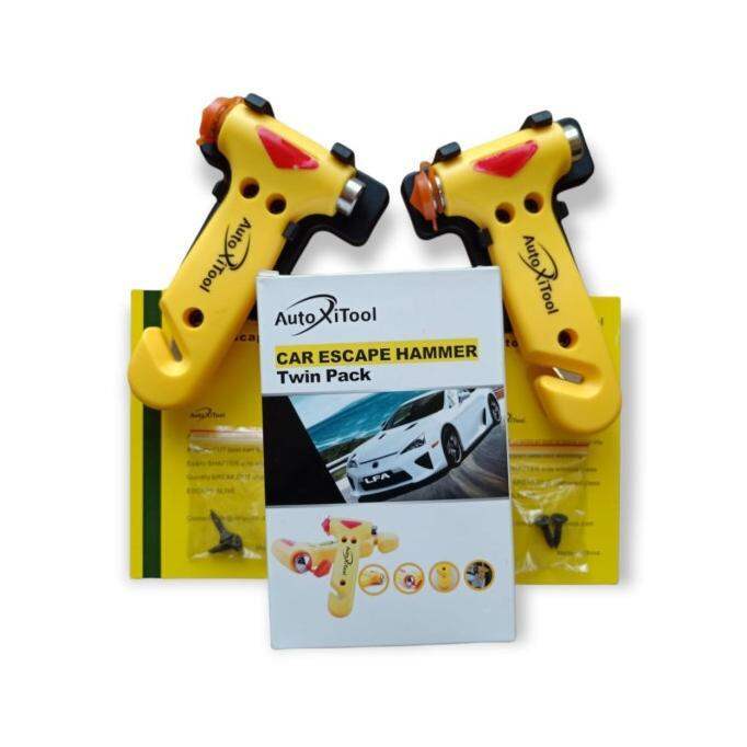 Emergency Mobil Palu Pemecah Kaca Mobil Emergency Glass Breaker Hammer ...