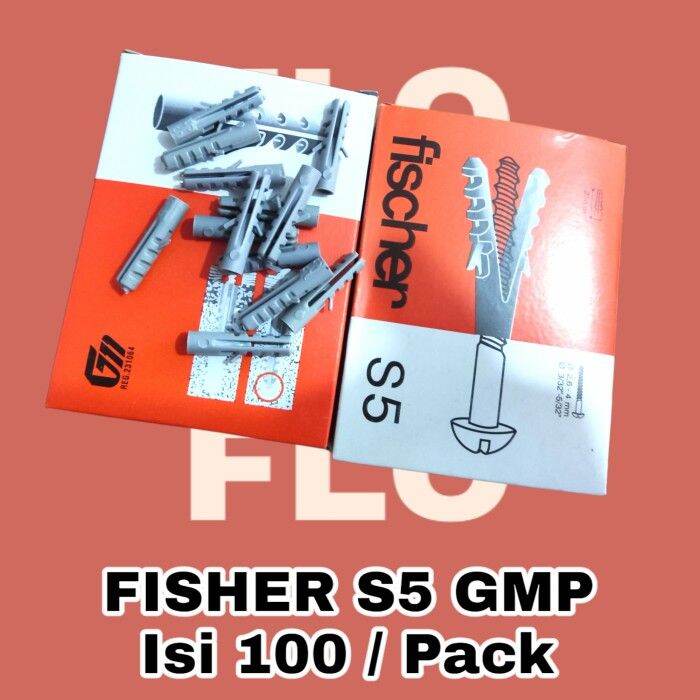 Fisher S5 100 pcs / Per pack , / Per Kotak Fisher gypsum, Fiser | Lazada Indonesia
