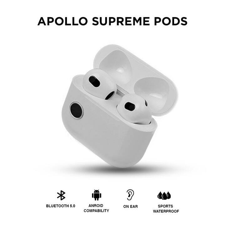 Apollo Supreme Digital Airpro 3 Wireless Earbuds Rename GPS Noise ...