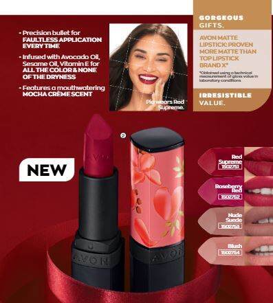 AVON LOVE Me Matte Lipstick 3.6g | Lazada PH