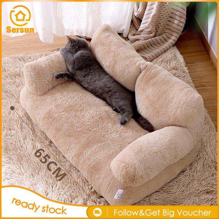 กันลื่นโซฟาสัตว์เลี้ยง Sersun โซฟาแมวบ้านลูกสุนัขที่สะดวกสบายสำหรับแมวในร่ม | Lazada.co.th