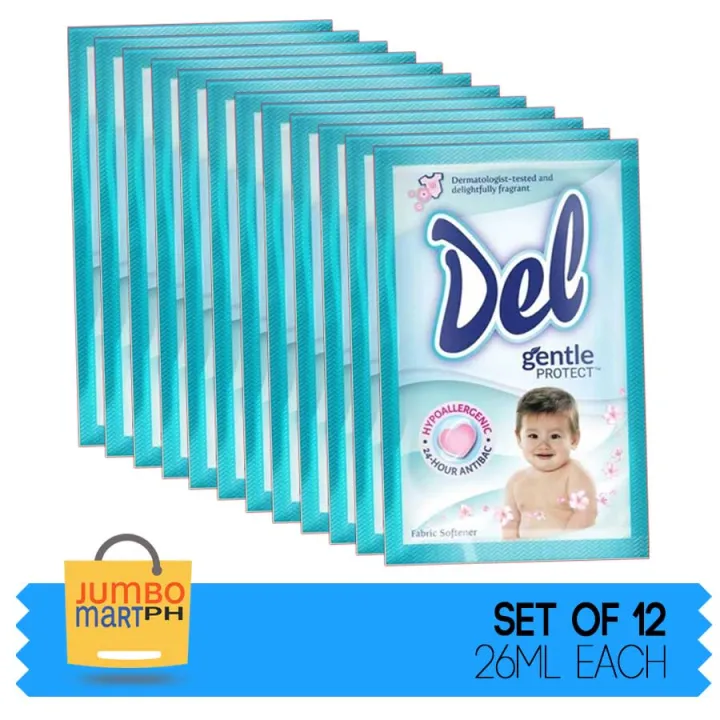 DEL GENTLE PROTECT FABRIC CONDITIONER 26ML / SET OF 12 | Lazada PH