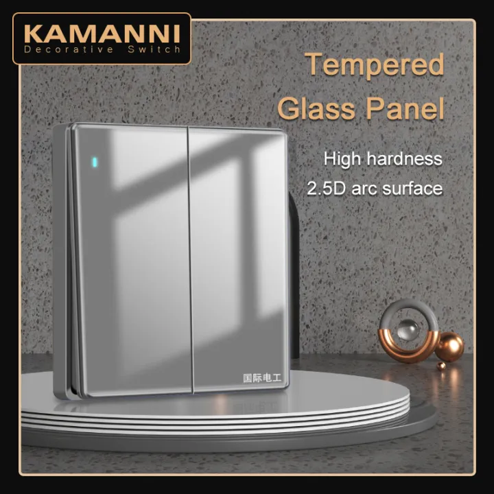 KAMANNI Switch Socket Wall Modern Official Store UK Universal 3 Pin ...