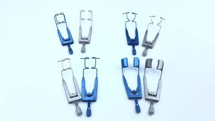 เปลือกตา Spreader ปรับคู่เปลือกตาเปิด Ophthalmic Speculums เปิดอุปกรณ์ ...