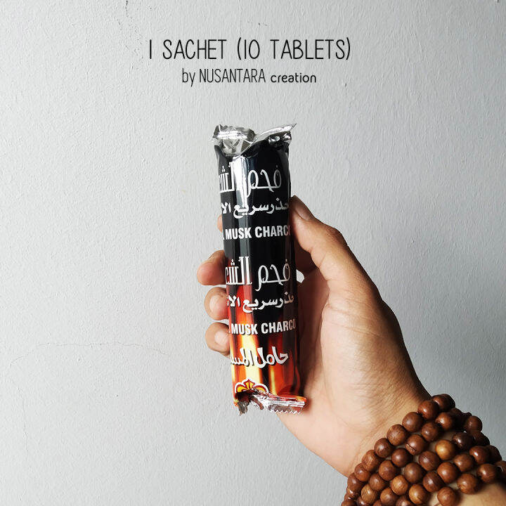 Charcoal Arang 10 Tablets - 1 Sachet | Lazada