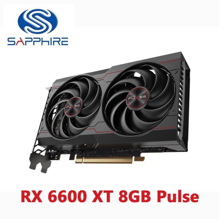 Used Sapphire Radeon RX 6600XT 8G D6 Pulse OC Video Card For AMD RX6600 ...