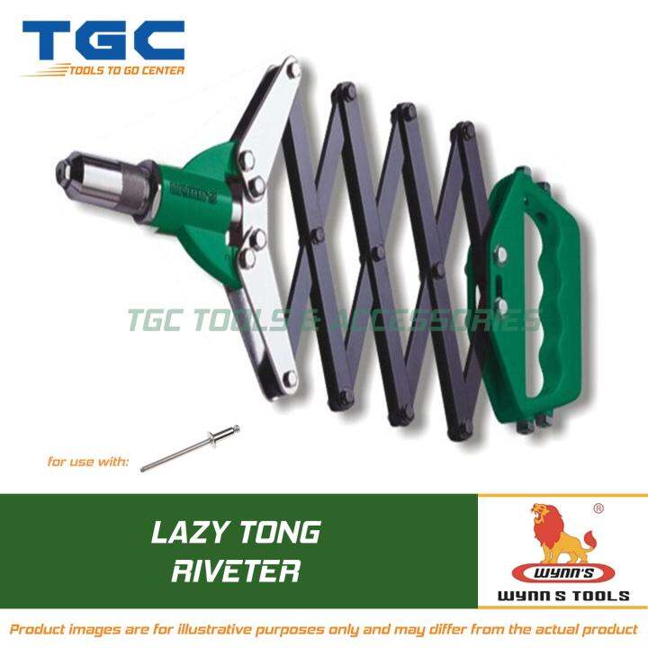 Wynns Lazy Tong Riveter Accordion Riveter Scissors Riveter for Blind ...