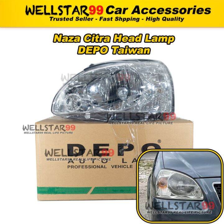 DEPO Taiwan NAZA CITRA Head Lamp Lampu Depan 车头灯 | Lazada