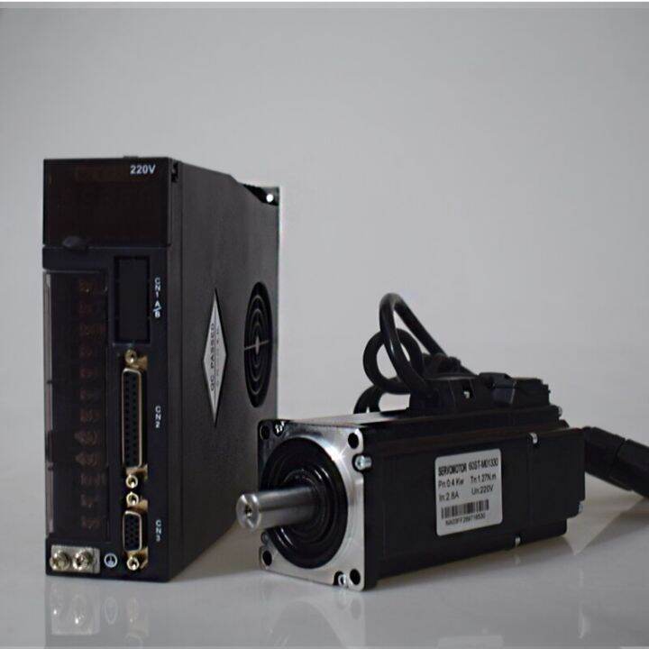 AC Servo Motor 600W Drive Kit 0.6KW NEMA24 60mm 220V 3000r/min Modbus ...
