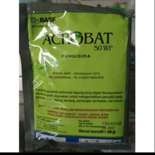 fungisida perlakuan benih dimetomorf ACROBAT 50 WP 40 gram dari BASF | Lazada Indonesia