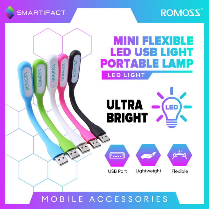 Romoss Standard LED USB Light Random Color 1PSC ONLY | Lazada PH