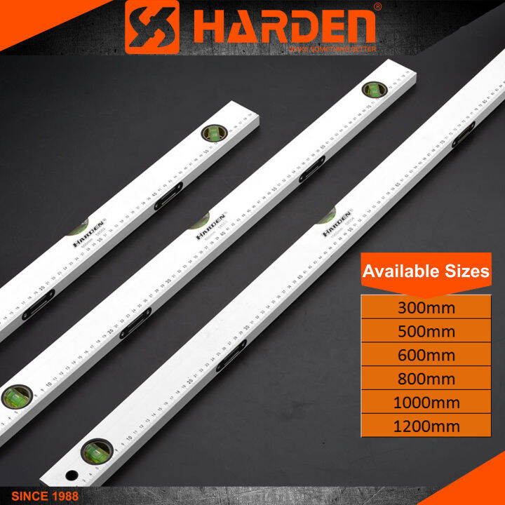 Harden 300,500,600,800,1000,1200mm Aluminum Three Vials Level (CLASSIC ...