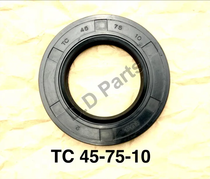 ซีลยางกันน้ำมัน TC 45-75-10 (วงนอก 75 mm/ วงใน 45 mm/ หนา 10mm ...