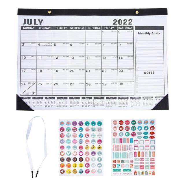 Calendar 2023 Wall 2022 Monthly Calendar Hanging Planner Desk Office ...