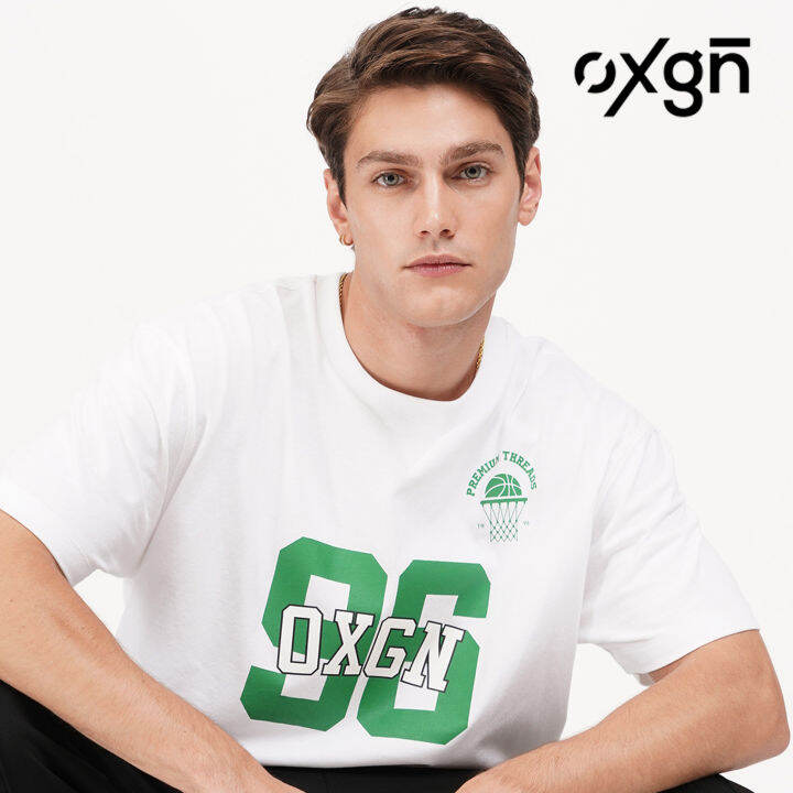 OXGN Premium Threads 96 Logo Regular Fit Graphic T-Shirt for Men (White ...