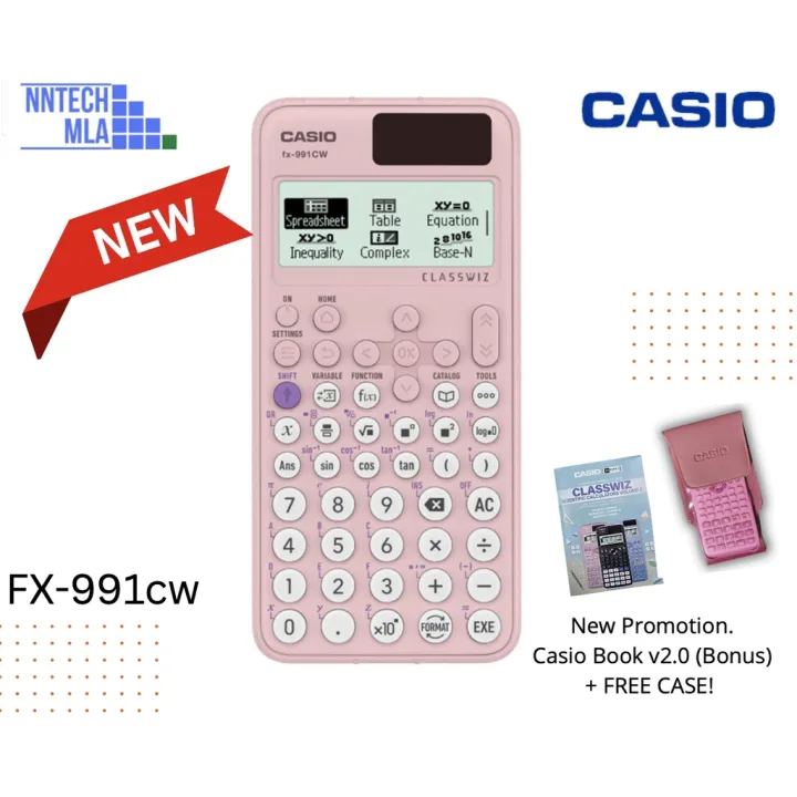 Factory Outlet Casio Fx991CW Classwiz Scientific Calculator In Pink ...