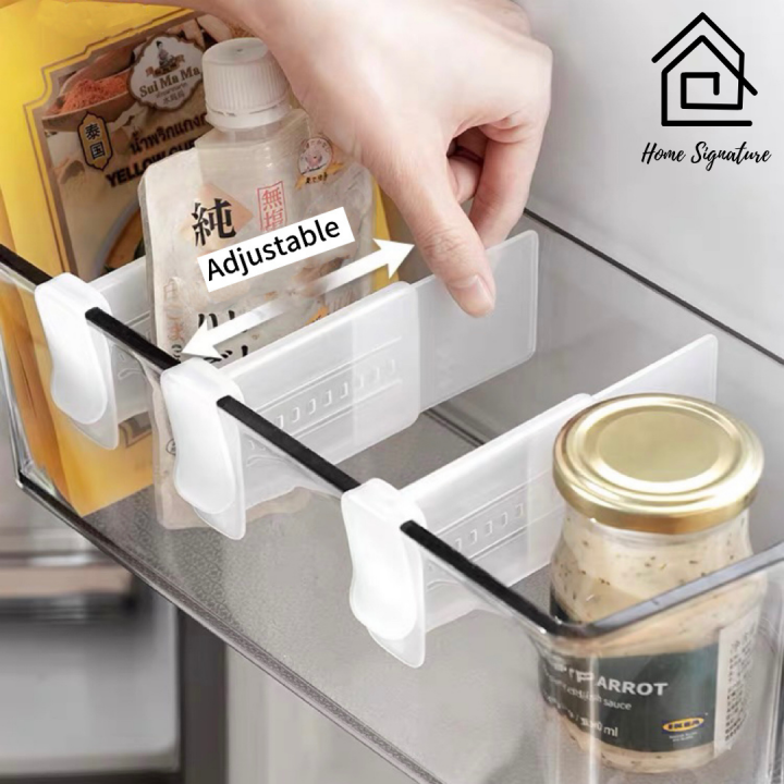 Home Signature Refrigerator Side Door Divider Clip Adjustable ...