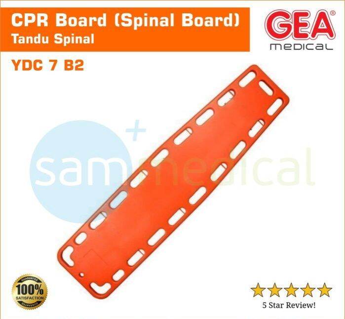 GEA CPR Board (Spinal Board) YDC 7B2 / Tandu Emergency / Tandu Spinal | Lazada Indonesia