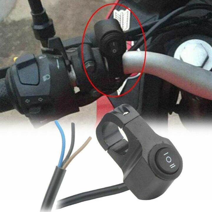 7/8in 22mm 12v Motorcycle Handlebar Control Switch Aluminum Alloy Dual ...