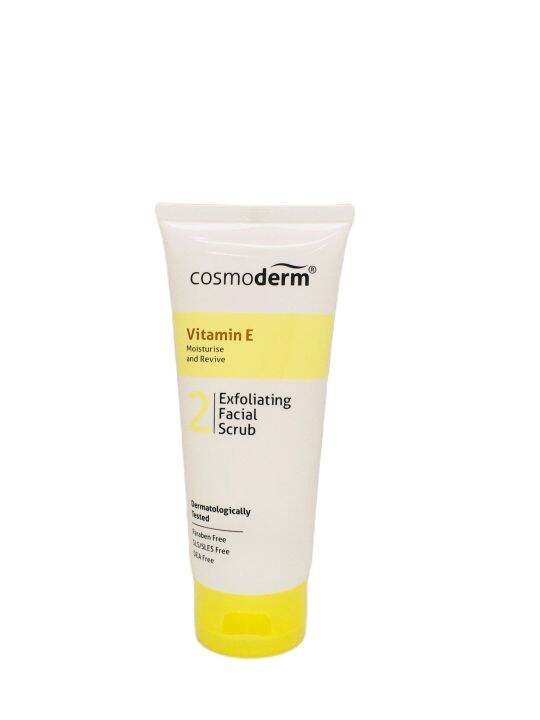 Cosmoderm Vitamin E Facial Scrub 125ml | Lazada