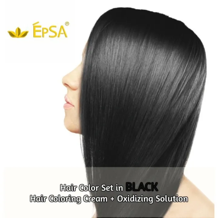 Authentic EpSA Black Hair Color Set 22/0 | Lazada PH