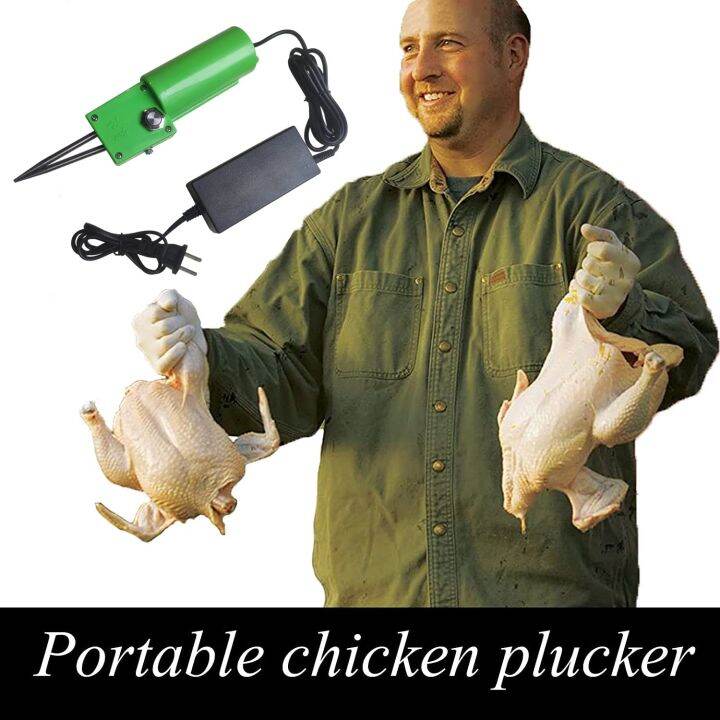 Chicken Plucker De-Feather Remover Poultry Electric Handheld Chicken ...