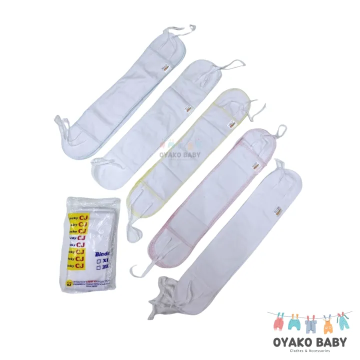 (3pcs) Lucky Cj / Oyako Baby Newborn Bigkis Overlap Belly Binder ...