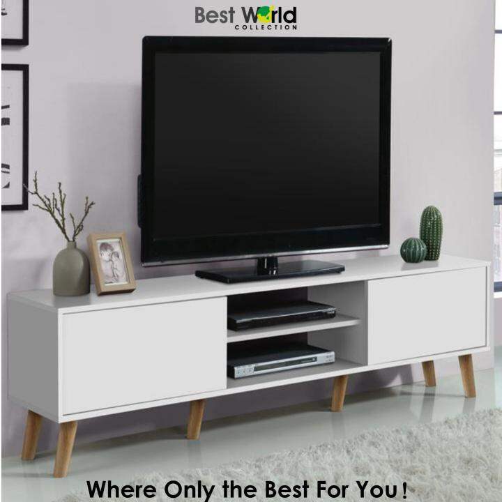Best TIIGO 6ft TV Cabinet / TIIGO 4ft TV Cabinet (Sonama Oak + Grey ...
