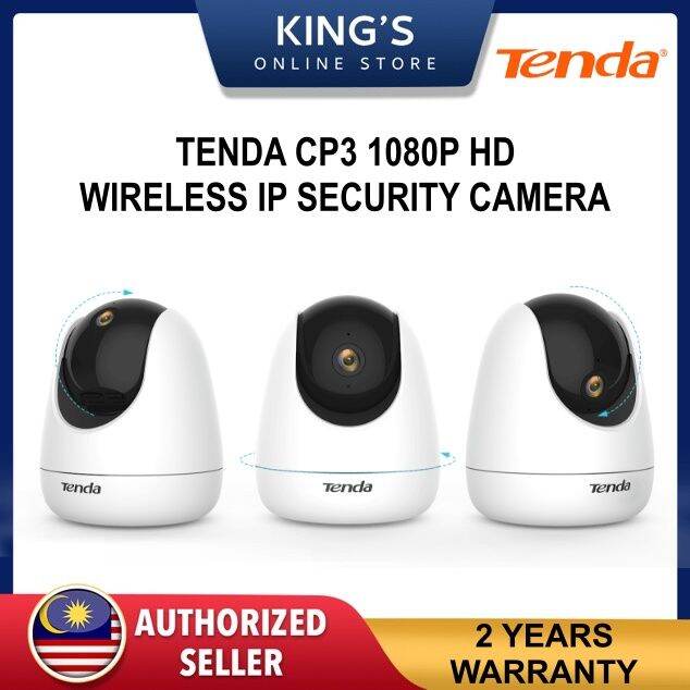 Tenda CP3 / 1080P Full HD Pan & Tilt Wireless WiFi Home Security ...