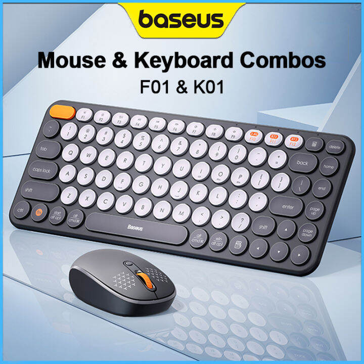 Baseus Wireless Tri-Mode Keyboard / Mouse Combos 2.4G Bluetooth 3.0 5.0 ...