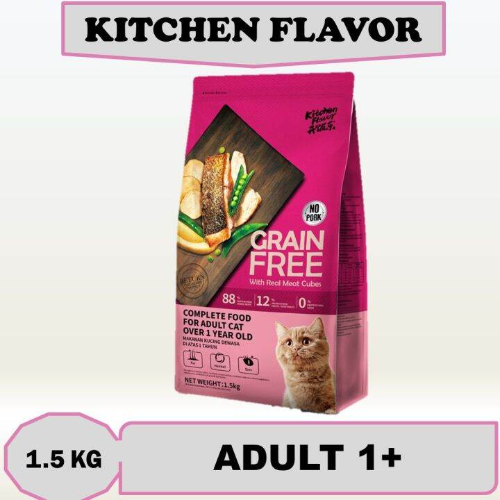KITCHEN FLAVOR ADULT kemasan 1.5 kg freshpack makanan kucing kf adult 1 ...
