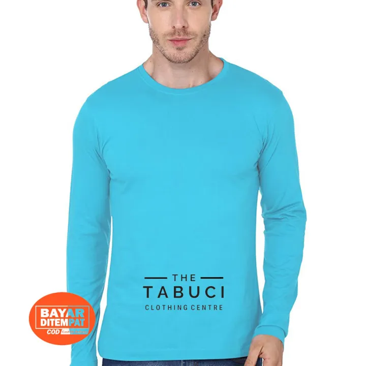 TABUCI Kaos Polos Cotton Combed 30s Original Pria Panjang Original ...