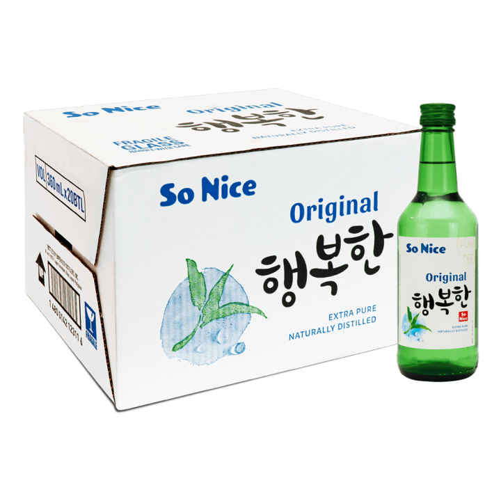 So Nice Original Soju 360ml Case of 20 | Lazada PH