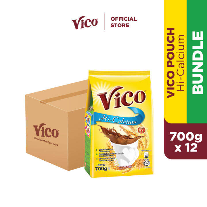 VICO HI-CALCIUM CHOCOLATE MALT DRINK(700G X 12PACK) | Lazada