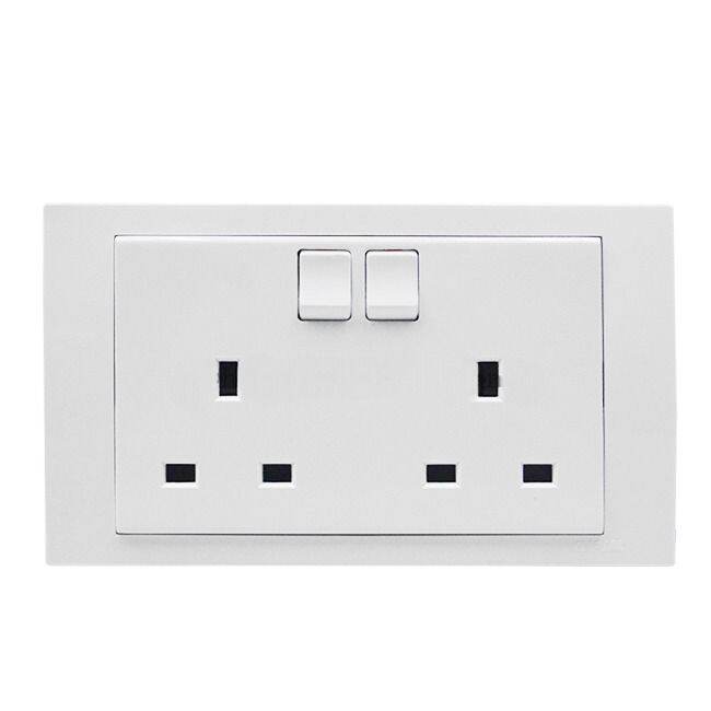 Schneider Vivace 13A 250V Twin Gang Switch Socket KB25 | Lazada