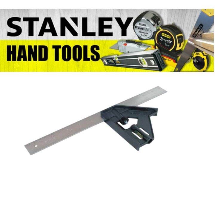 STANLEY COMBINATION SQUARE 46-012 12INCH MEASURE TAPE (3 MONTH WARRANTY ...